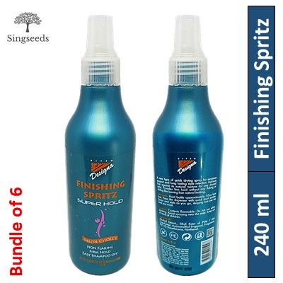 [6 Bottles] Designa Ritzo Super Hold Natural Hair Styling Finishing ...