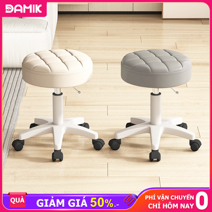 DAMIK Ghế Đẩu Tròn Có Thể Xoay Được Ghế xoay chuyên dụng cho các spa ...