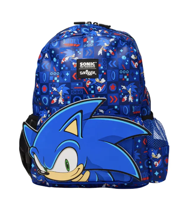 SMIGGLE 💯AUTHENTIC Sonic The Hedgehog Junior Hoodie Backpack | Lazada PH