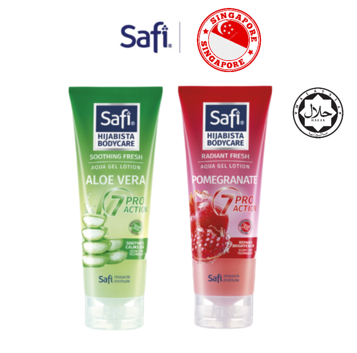SAFI Hijabista Bodycare Aqua Gel Lotion Body Moisturizer 180ml ...