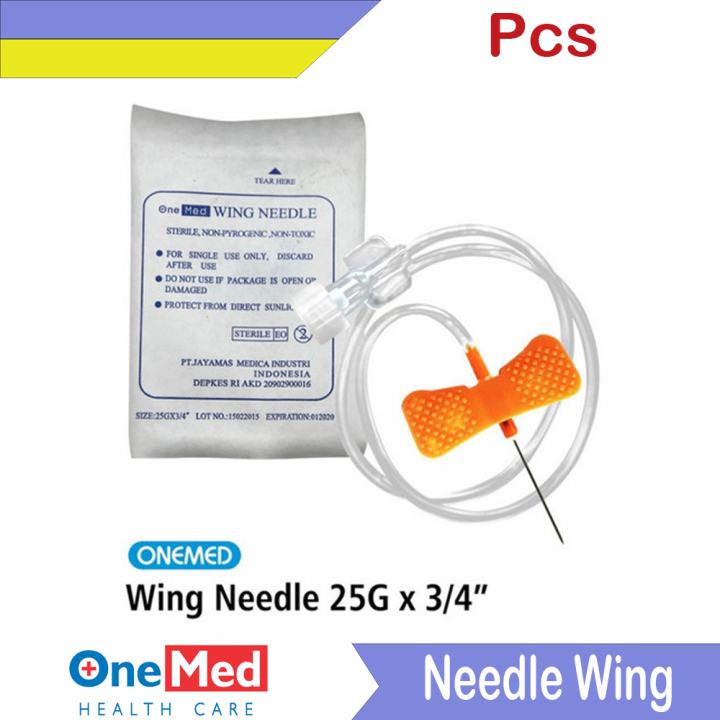 10 Pcs Wing Needle Scalp Vein 25G Onemed | Lazada Indonesia