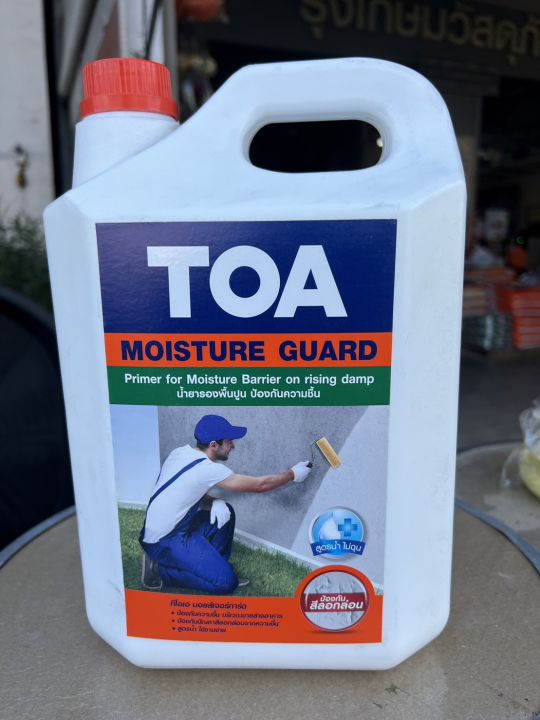 TOA น้ำยากันชื้น มอยส์เจอร์ การ์ด Moisture guard 5ลิตร | Lazada.co.th