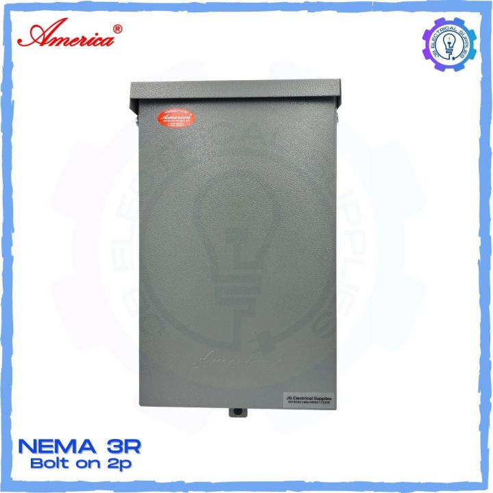 America NEMA 3R Bolt On 2P | Lazada PH