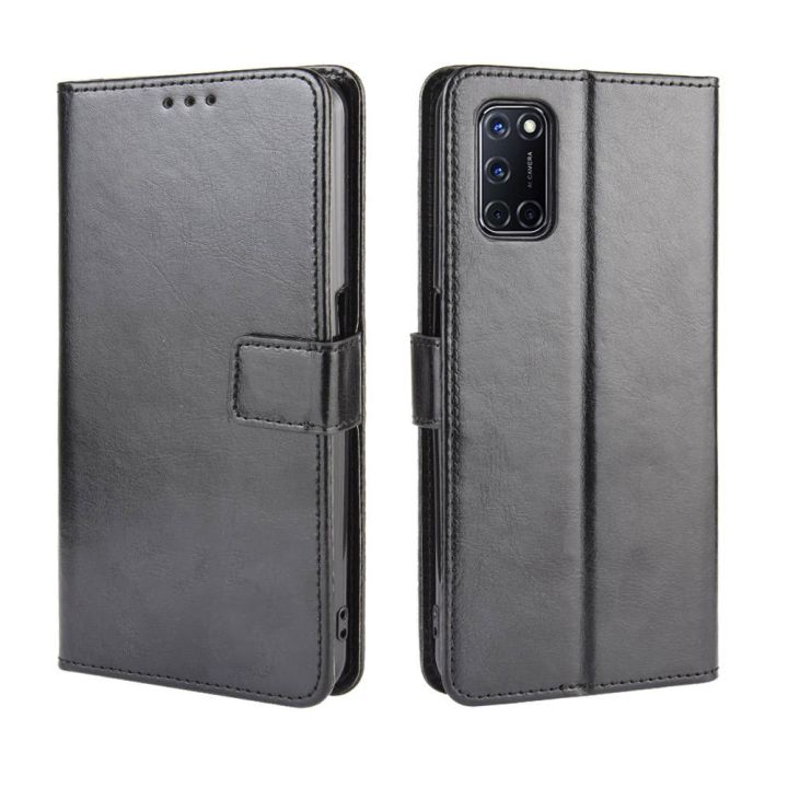 For OPPO A92 Case Flip Wallet PU Leather Back Cover OPPO A92 A 92 ...