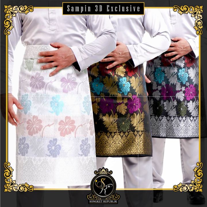 NEW DESIGN SAMPIN 3D EXCLUSIVE (bunga raya) | Lazada