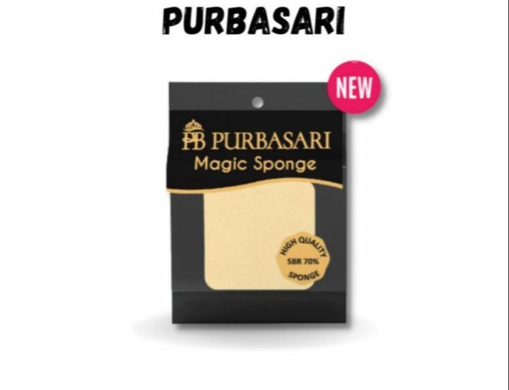 Purbasari Magic Sponge | Spons Bedak Basah | Spon Two Way Cake | Lazada ...