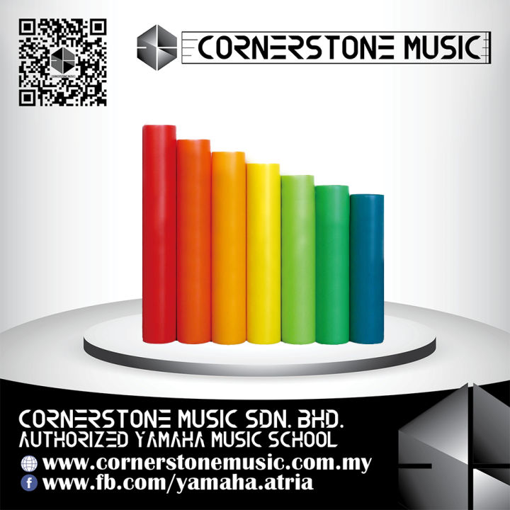 Boomwhackers Boom Stick Tubes Treble Extension Set of 7 (Do Re Mi Fa So ...