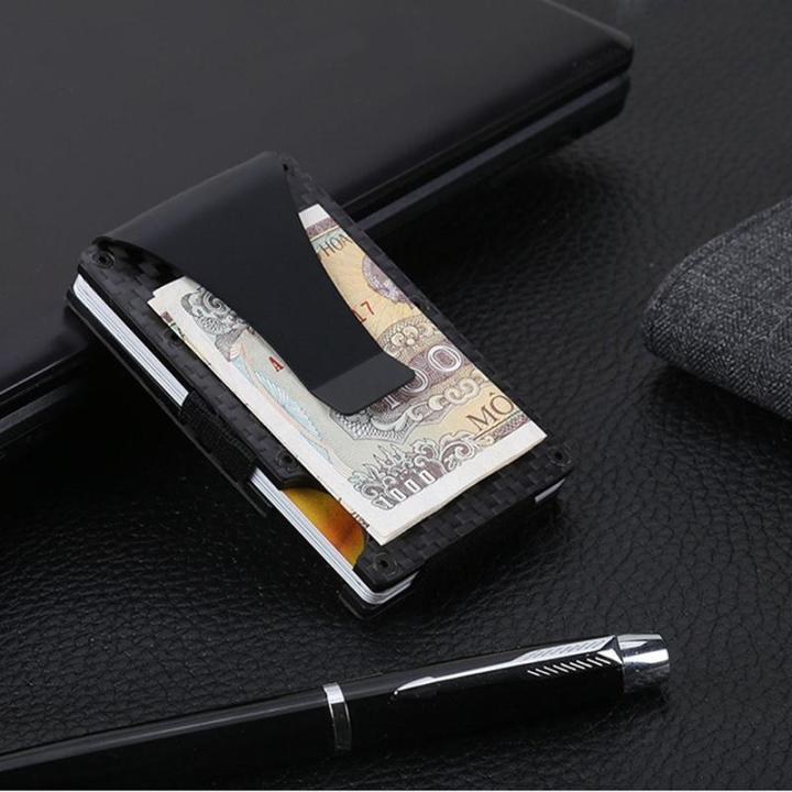 Vigo Men's Carbon Fiber Wallet Clip Details about RFID BLOCKING ...