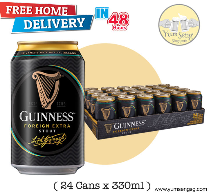 Guinness Foreign Extra Stout - 320ml x 24 cans (BBD: 11/2025) | Lazada Singapore