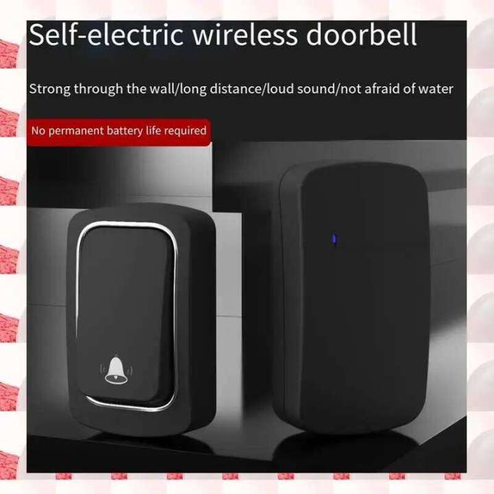 ABGN Self Powered Wireless Doorbell No Battery Waterproof Door Bell ...