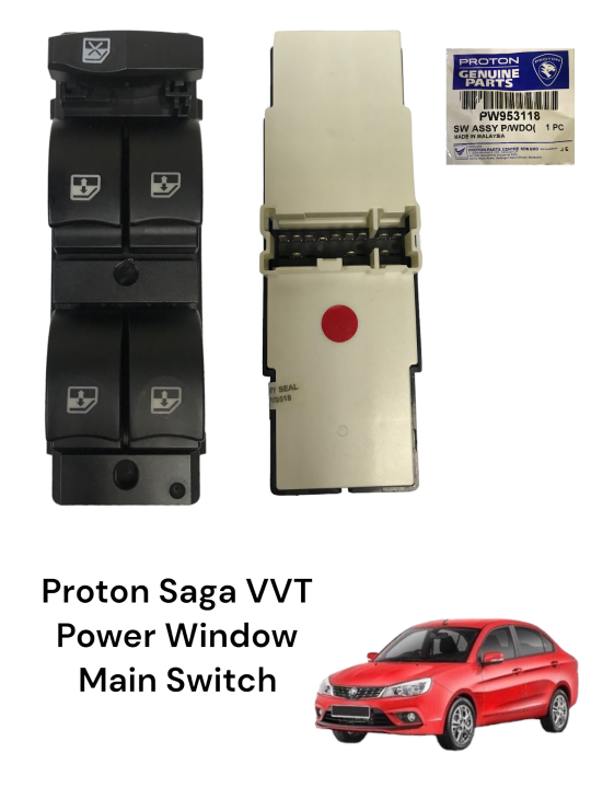 Proton Saga VVT '16-'23 Power Window Main Switch | Lazada
