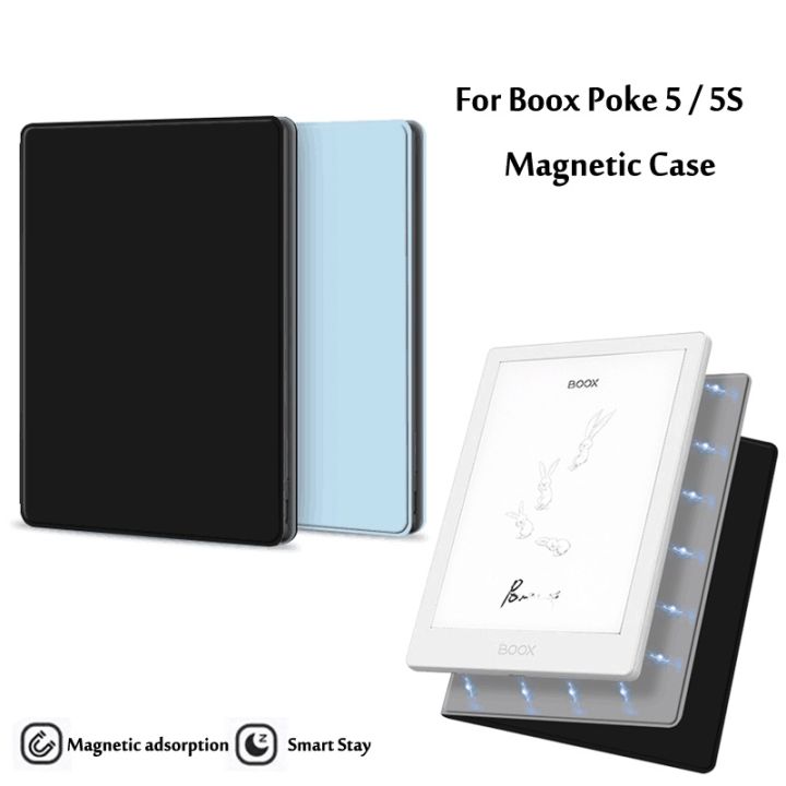 Magnetic Case For Onyx Boox Poke5 6 inch E-Book Reader Folio Cover with ...