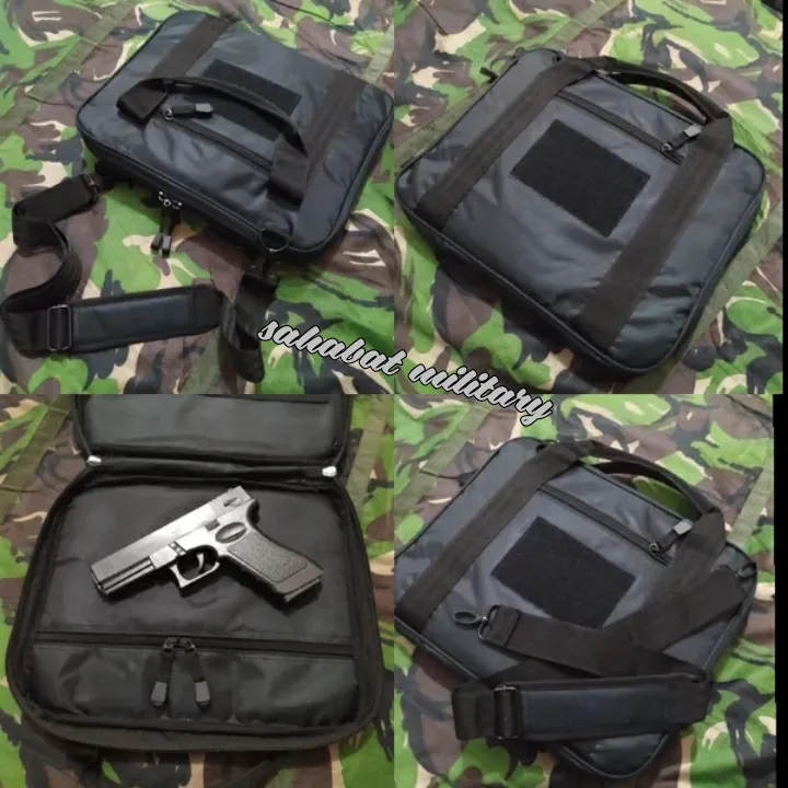 Range Bag AA IPSC Tas Pistol Hand Gun Bag Airsoft Holster Tas Pistol ...
