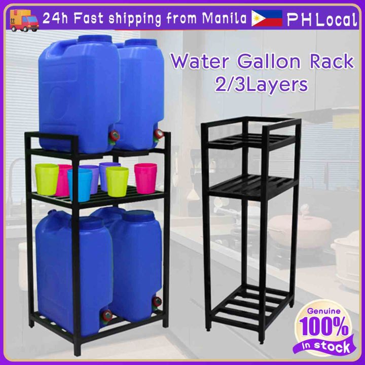 2/3 Layer Water Gallon Rack Stand Thickened Metal Rack for Water ...