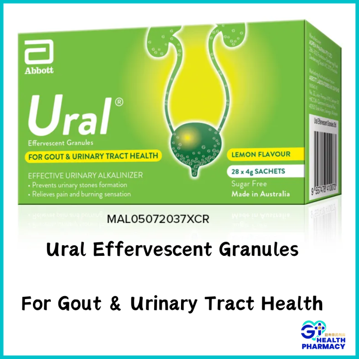 Ural Effervescent Granules 4G x 28s [1BOX] Urinary Alkalinizer | Lazada