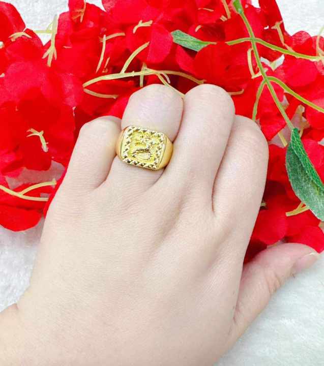 Pure Real 24k Saudi Gold Rings Lifetime Use Non Faded | Lazada PH