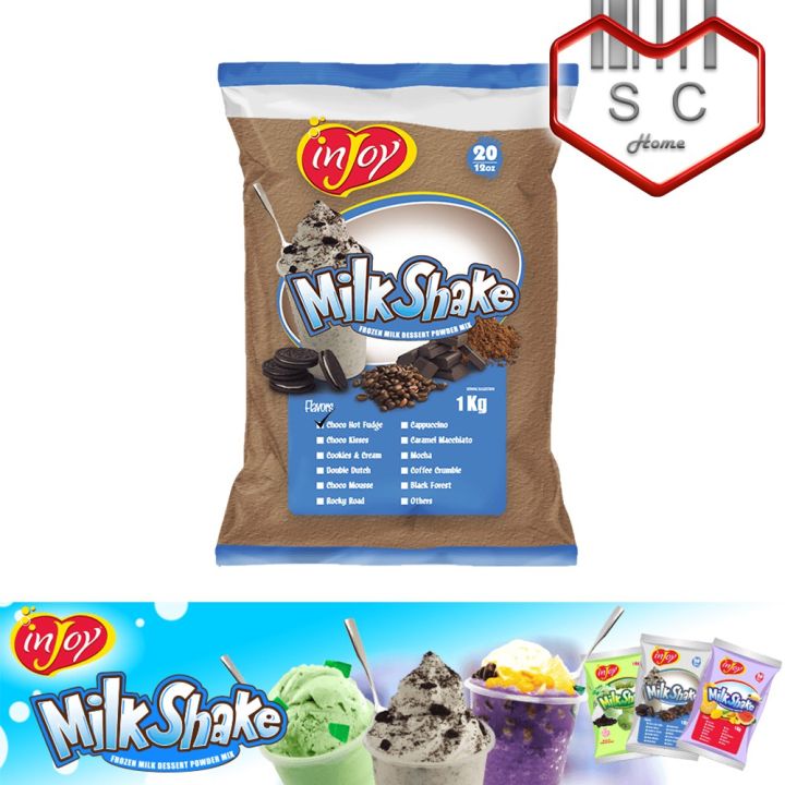 Injoy Chocolate Hot Fudge Milk Shake 1 kg Supercharge | Lazada PH