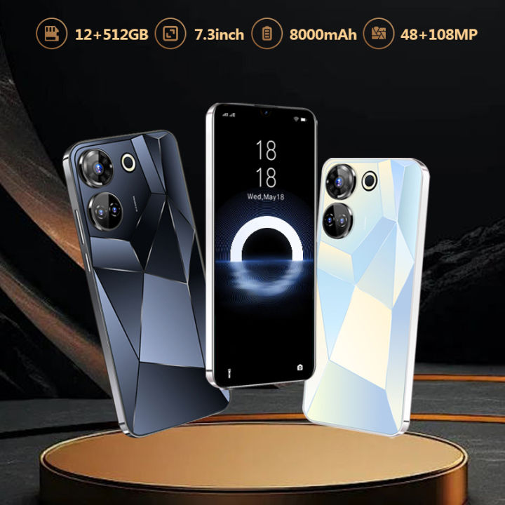 Tecon C20 Pro 2024 Original Android Smartphone 16GB+1TB 5G Phone 6.7 ...