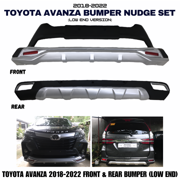 CPO TOYOTA AVANZA 2018-2022 FRONT & REAR BUMPER NUDGE (LOW END) (5130 ...