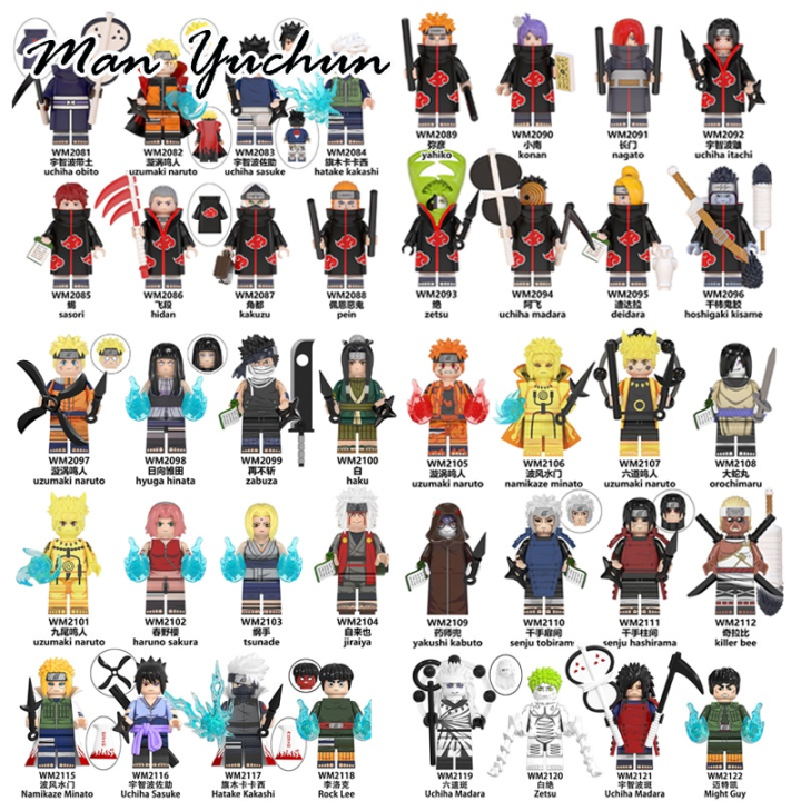 MANYUCHUN S Naruto minifigures Character Model inser Type | Lazada.co.th