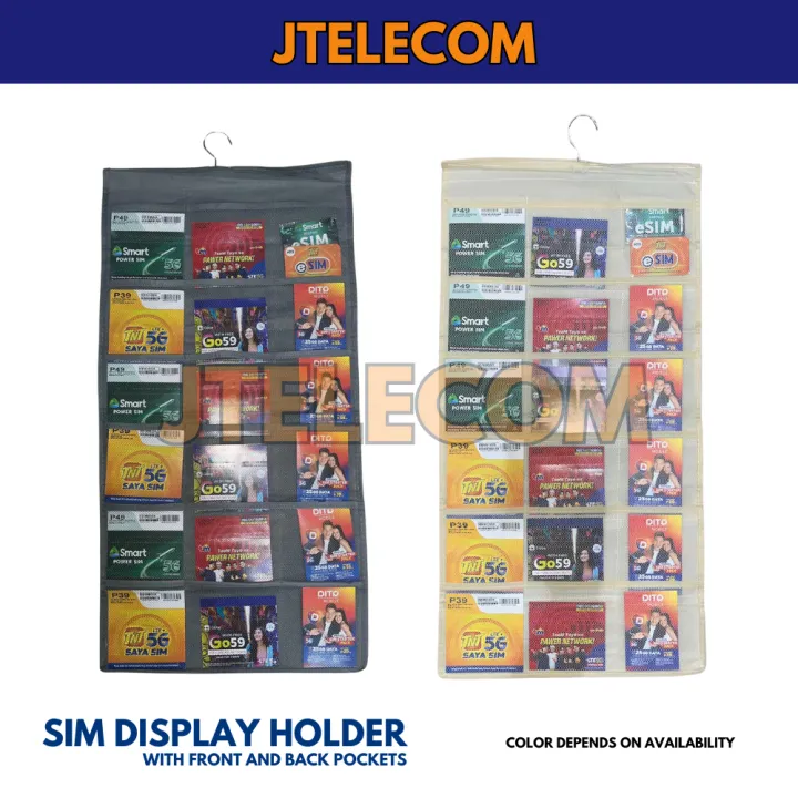 SIM CARD HOLDER WITH FRONT AND BACK POCKETS | Lazada PH