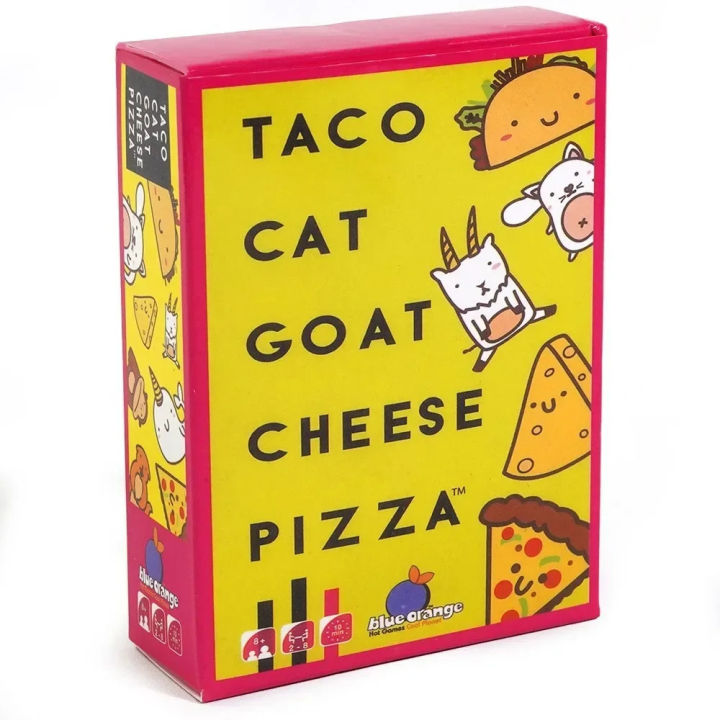 Taco Cat Goat Cheese Pizza Full English Ham Pizza Family Party Game ...