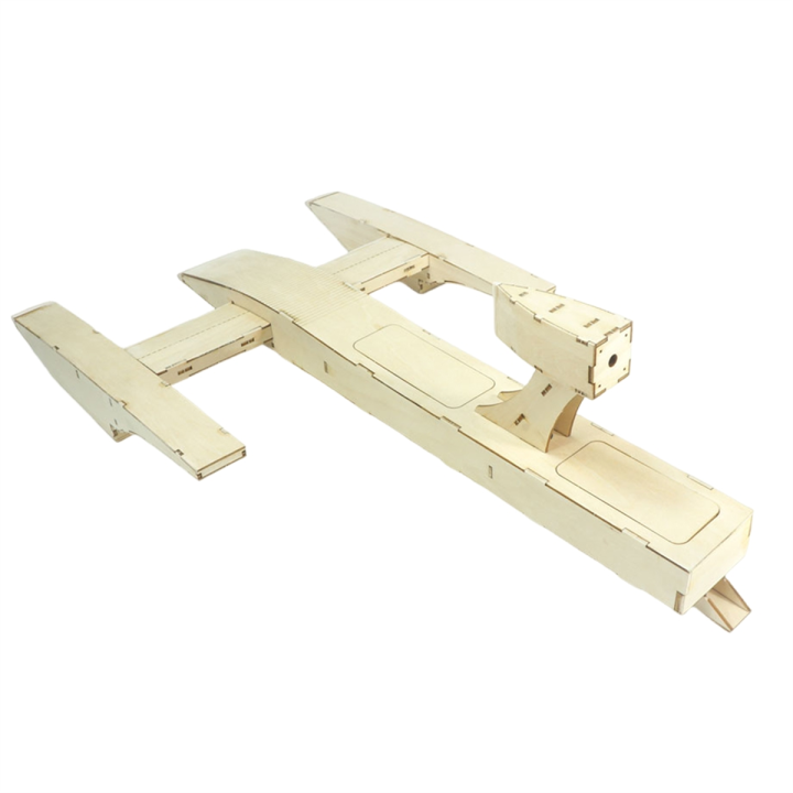 Wood Electric RC Speed Boat Air Boat Speed Racing Boat Radio-Controlled ...