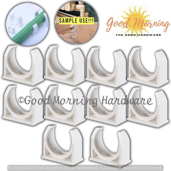 10PCS/SET PPR-14 Supreme PPR Pipeclip PVC Clamp 1/2 Plastic PPR Single ...