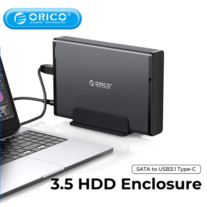 ORICO 3.5 inch HDD Case Type C Hard Drive Enclosure SATA to USB 3.1 ...