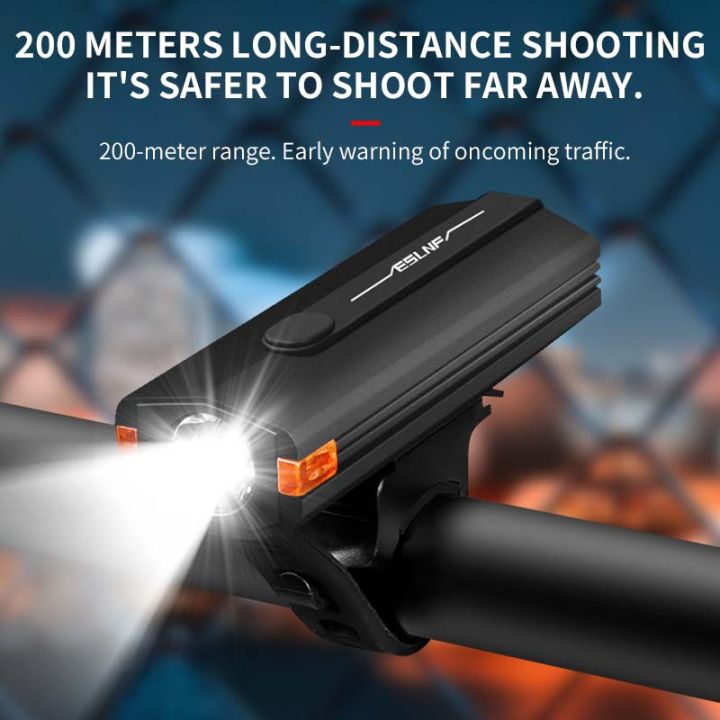 ESLNF 400LM 1500Mah Easy Mount LED Cycle Bike Lights Rechargeable ...