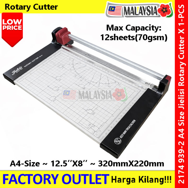 【A4】 Jielisi Rotary Cutter 939-2 Trimmer Paper Cutter #2174 #A4 #Rotary ...