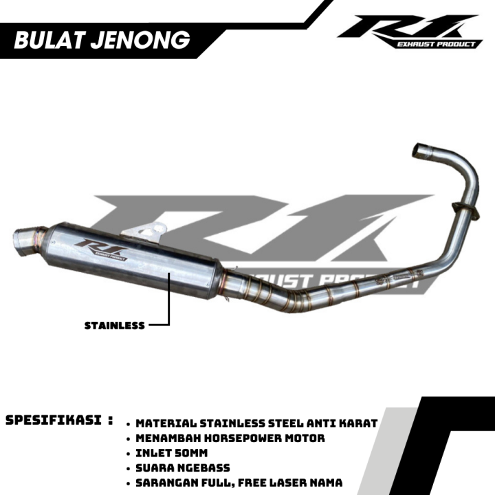 knalpot bulat jenong cantol Megapro gl cb klasik Tiger satria fu ...