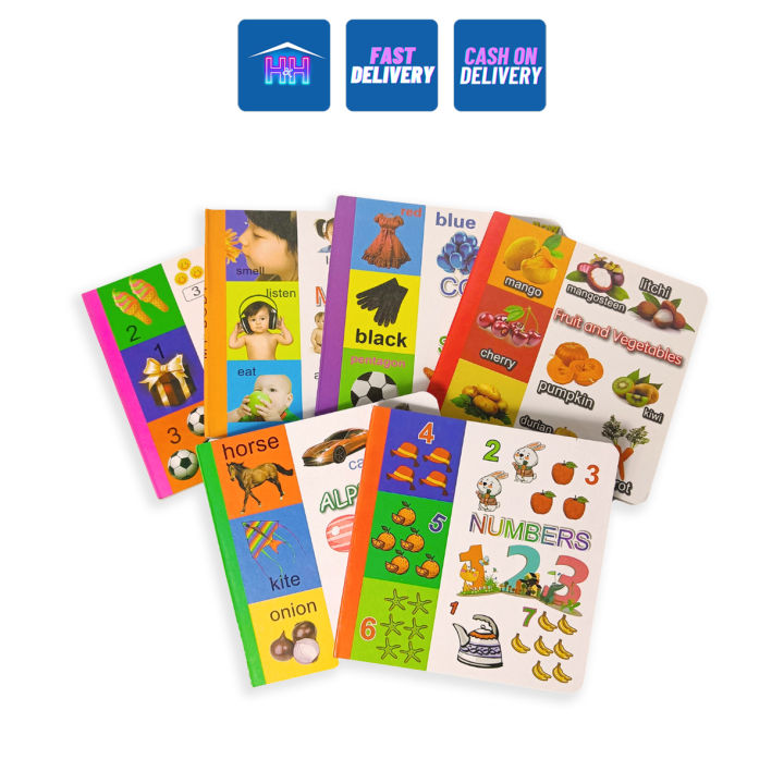 H&H Small Learning Board Book Educational Books for Kids | Lazada PH