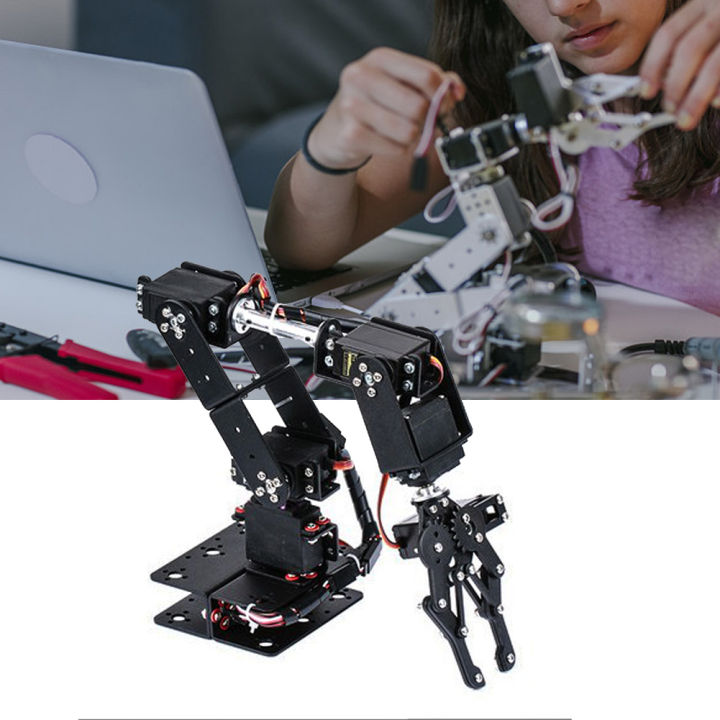 6DOF Robot Mechanical Arm Clamp Claw Kit DOF Manipulator ชิ้นส่วนหุ่น ...