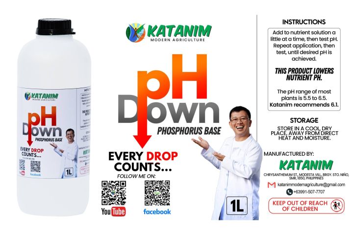 pH DOWN 1L by Katanim - Formulated and Manufactured by Katanim | Lazada PH