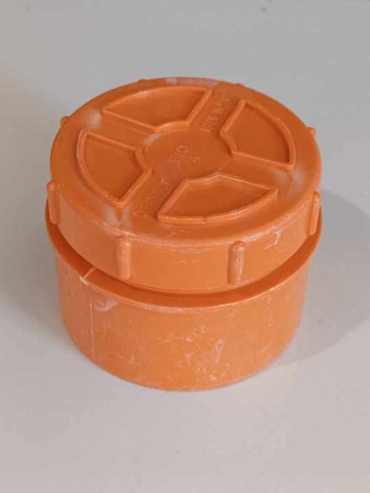 ORANGE PVC CLEAN OUT / CAP | SANITARY FITTINGS | DIAMETER 2 3 4 INCH ...