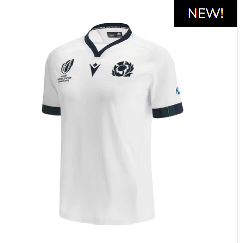 Macron Men's Scotland Rugby World Cup 2024 Away Jersey - White | Lazada ...