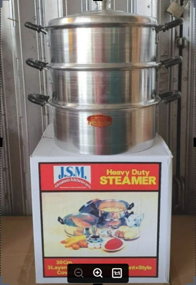 Wings 36cm 3 Layers Aluminum Cookware Steamers for siopao, siomai, puto ...