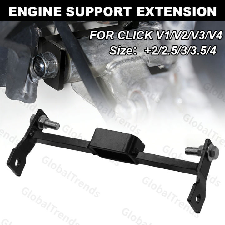 Honda Click/Beat V1 V2 V3 V4 Engine Support Extension Motorcycle Engine ...