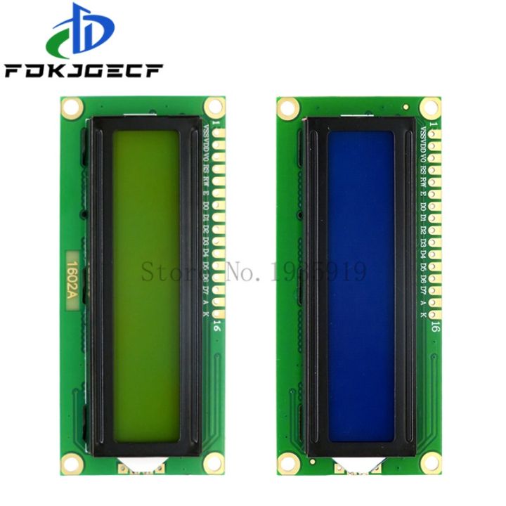 LCD1602 5V 1602 module Blue/Green screen 16x2 Character LCD Display ... LCD1602 5V 1602 module Blue/Green screen 16x2 Character LCD Display ...