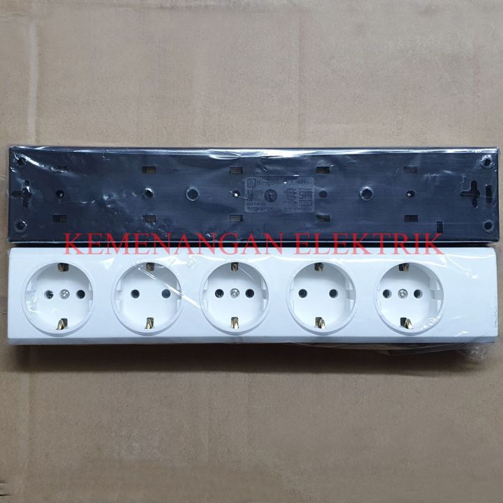 BROCO STOP KONTAK TERMINAL 5 LUBANG 15350 NCP / COLOKAN LISTRIK ...