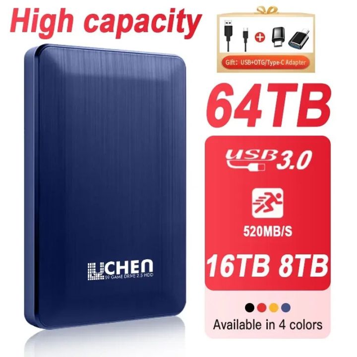 2Tb Original External Hard Drive 1TB External State Portable SSD Drive ...