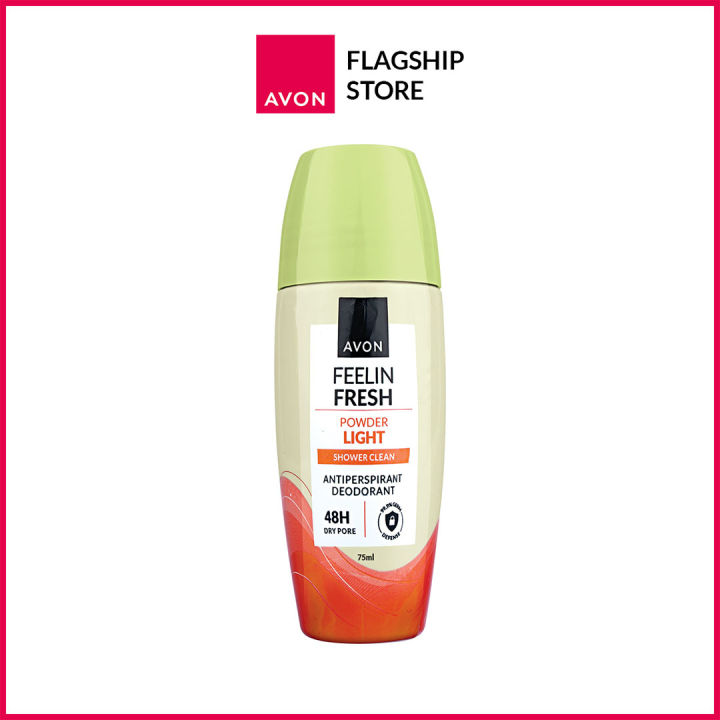 Avon Feelin Fresh Powder Light Roll-on Deodorant for Women 75 mL ...
