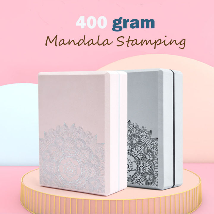 Yoga Block High Density Mandala Stamping Print EVA Yoga Block 400 Gram ...
