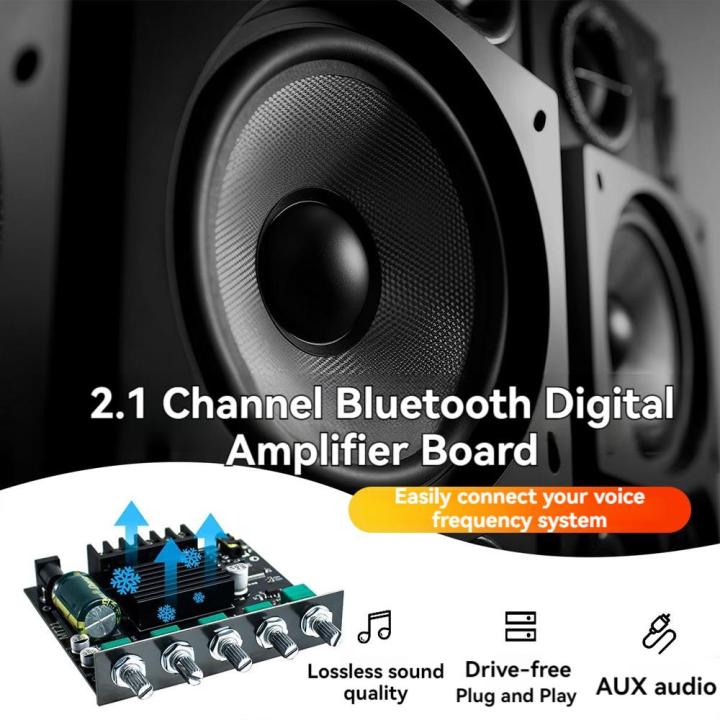 Amplifier Board 5.0 Bluetooth Mini, Board Amplifier 2x50W Stereo, Home ...