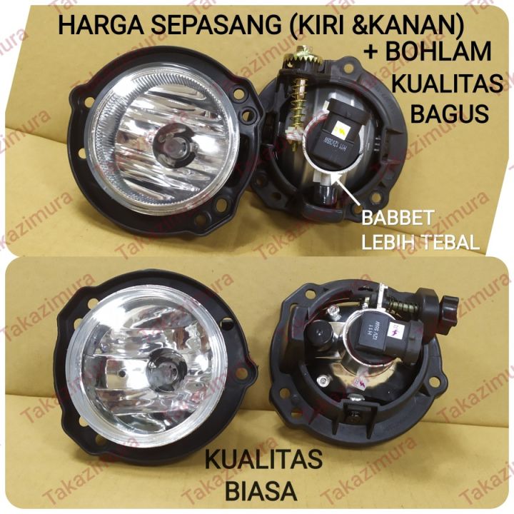 Foglamp fog lamp mobil all new Rush Terios (KACA ONLY) | Lazada Indonesia