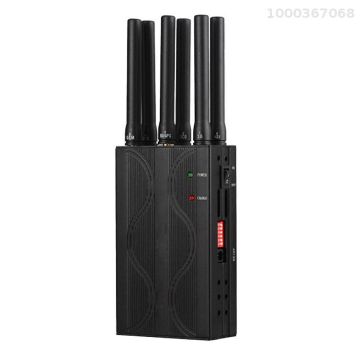 Handheld Lightweight Portable Six-channel Car GPS Signal Blockers WIFI ...