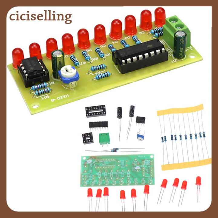 [ciciselling] LED chaser flowing water light ne555 module + cd4017 pcb ...