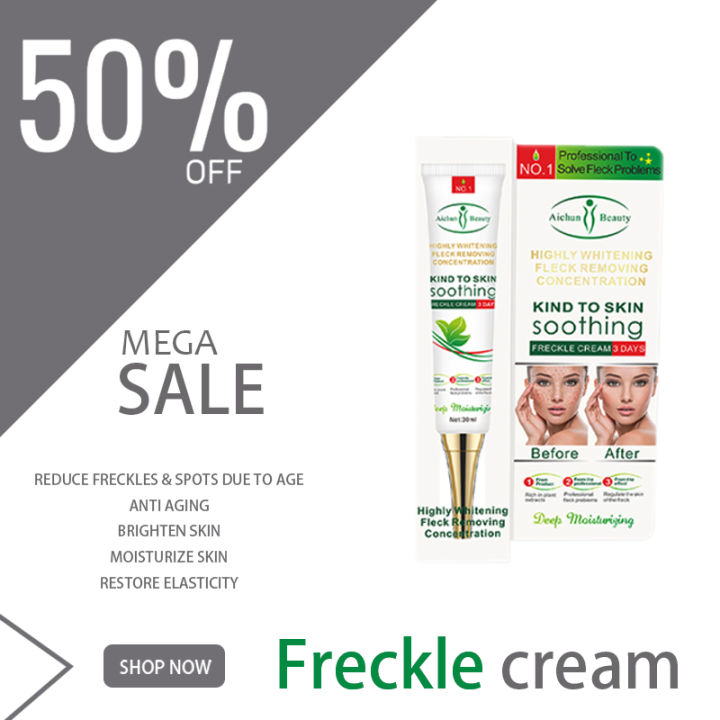 【Ready To Ship】Anti-Freckle Cream 30ml Lighten Freckles Reduce Melanin ...