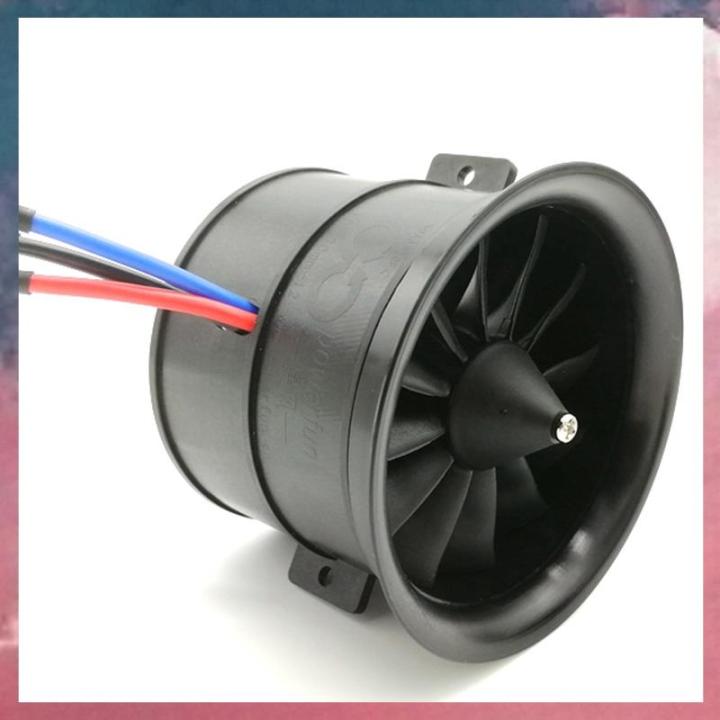 V3POWERFUN 70mm 12 Blades Ducted Fan EDF Unit with Brushless Motor for ...